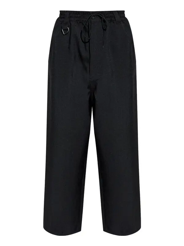 Y3 Wide-leg Trousers - Black