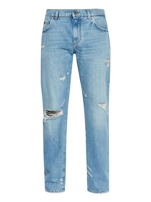 Dolce & Gabbana Classic Carrot Fit Jeans - Blue