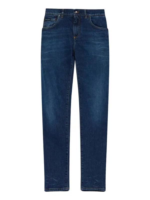 Dolce & Gabbana Slim Fit Jeans - Navy Blue