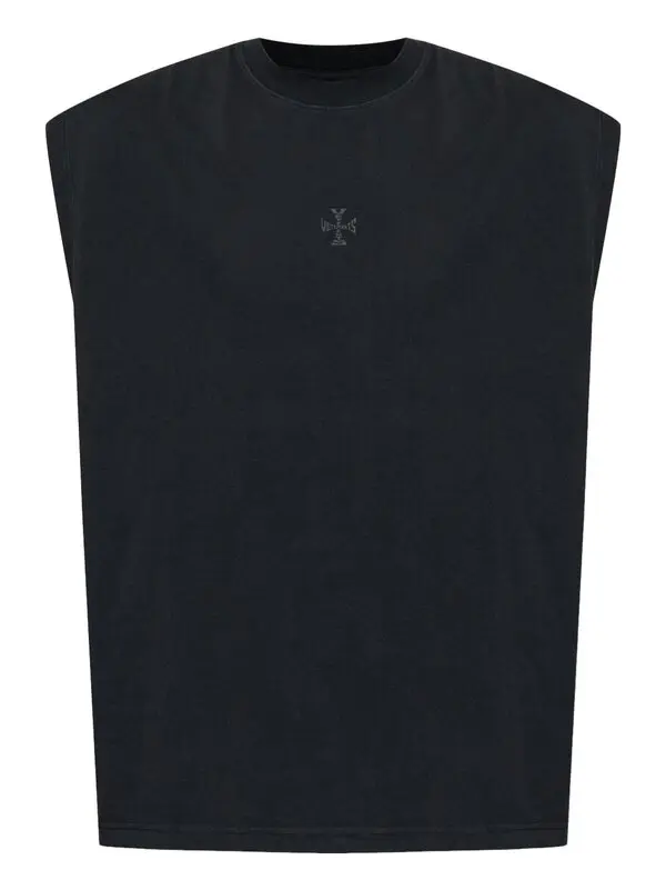 Vetements Sleeveless T-shirt - Black