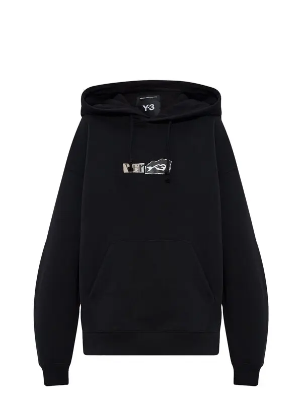 Y3 Sweatshirt With Logo Print - Black