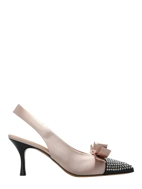 Chloé Alba Heeled Slingbacks - Pink