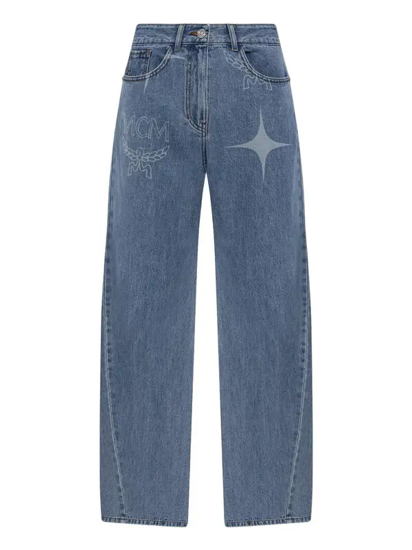 Mcm Wide-leg Jeans - Blue