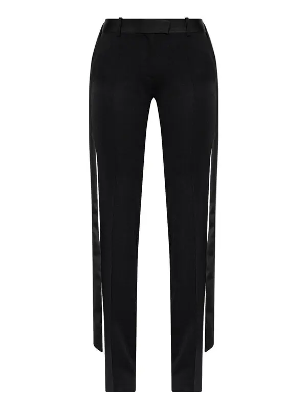 Attico Wool Trousers - Black