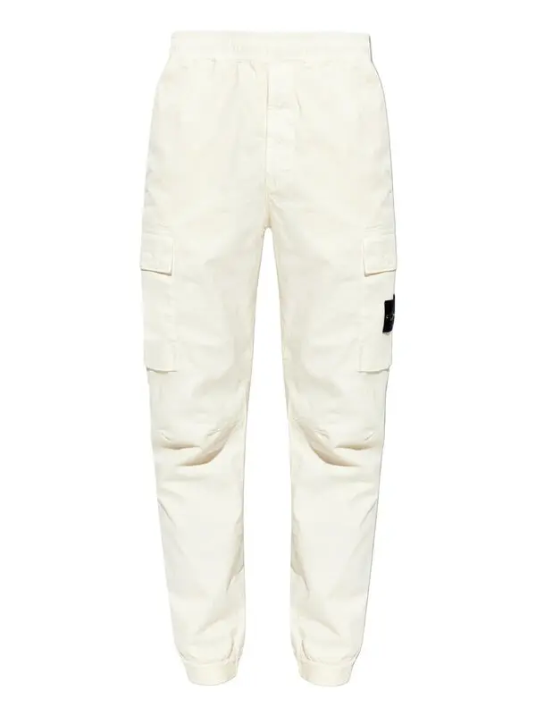 Stone Island Cargo Trousers - Cream