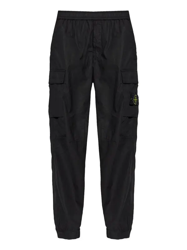 Stone Island Cargo Trousers - Black