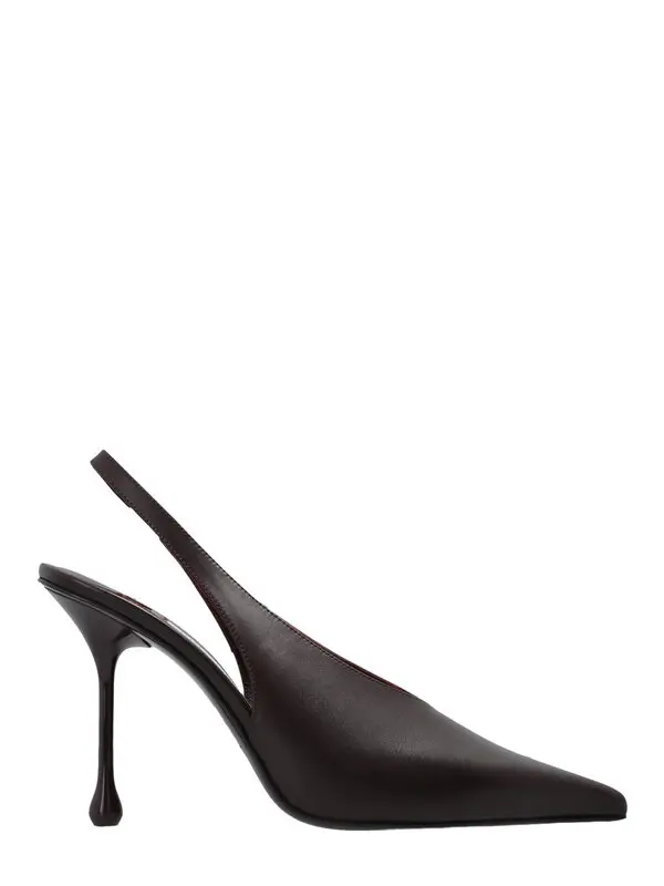 JIMMY CHOO Heeled Slingbacks - Burgundy