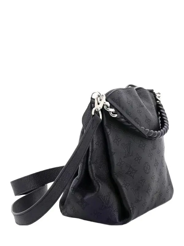 LOUIS VUITTON Babylone Bb Hobo Bag Mahina Leather - Black