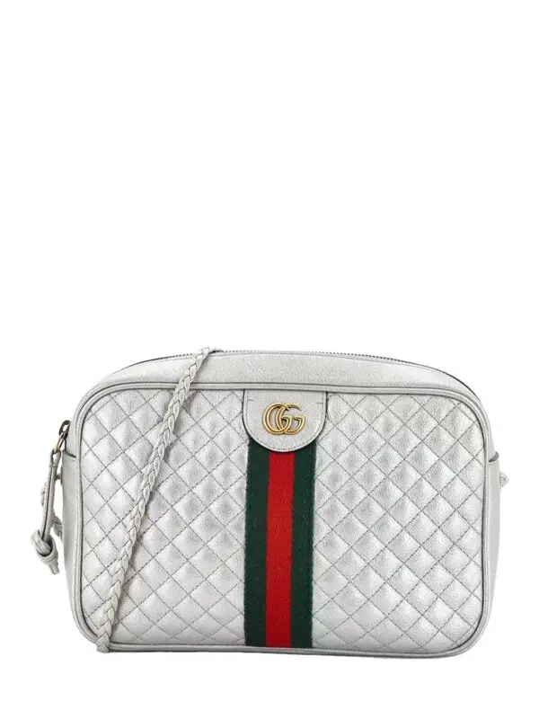 Gucci Trapuntata Small Camera Bag - Metallic