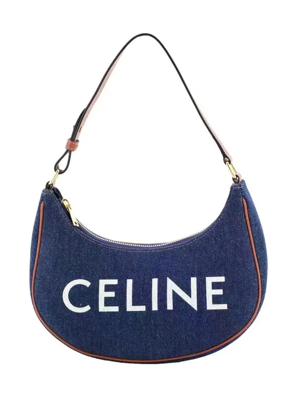 Celine Ava Denim Hobo Bag - Blue