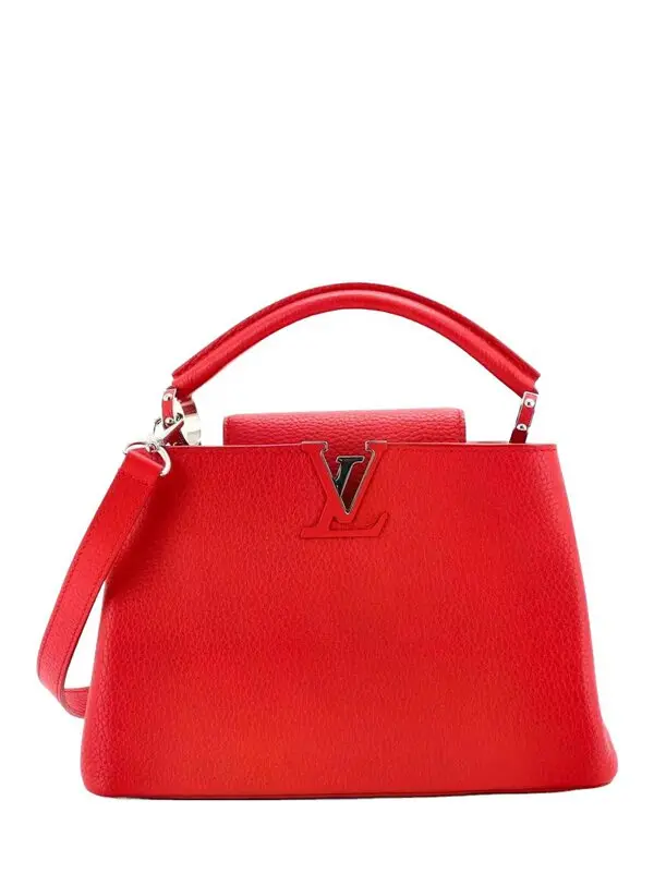 LOUIS VUITTON Capucines Bb Satchel - Red