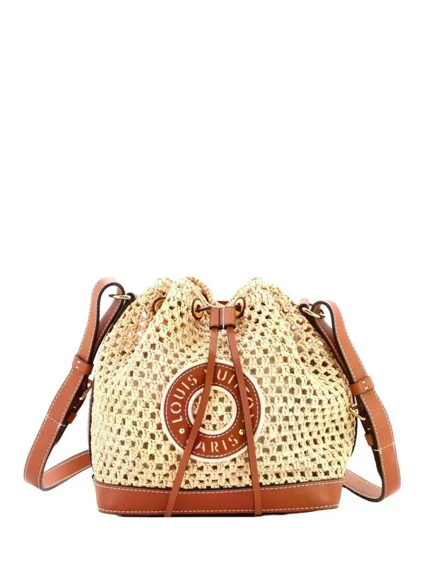 LOUIS VUITTON Noe Raffia Bb Bucket Bag - Brown