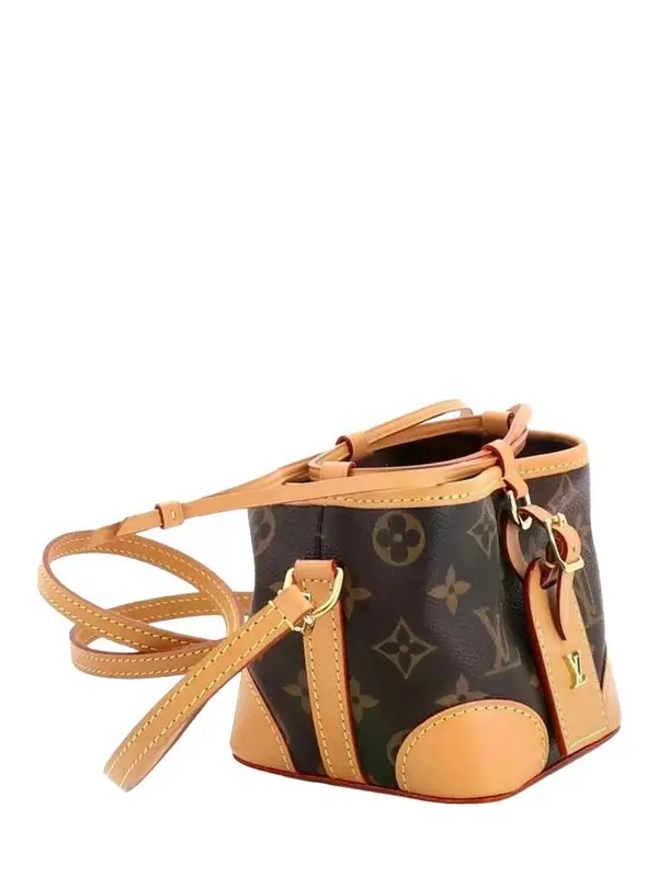 LOUIS VUITTON Noe Purse Monogram Canvas Bucket Bag - Brown
