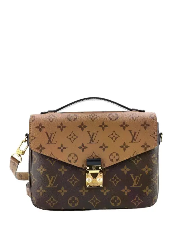 LOUIS VUITTON Pochette Metis Reverse Monogram Canvas - Brown