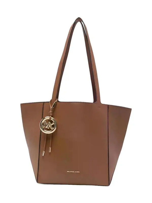 Michael Kors Jordi Logo-pendant Tote - Brown