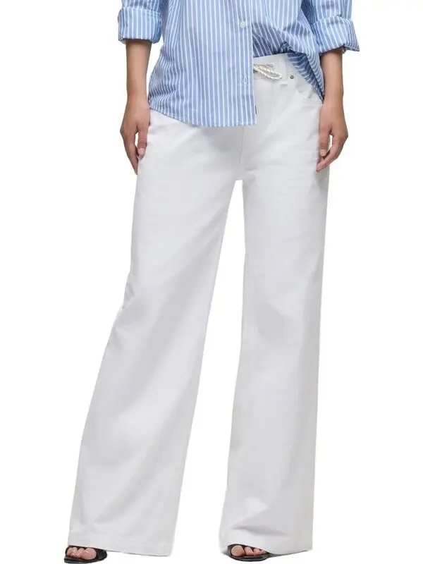 Hudson Jeans Rylee Low And Loose Pant - White