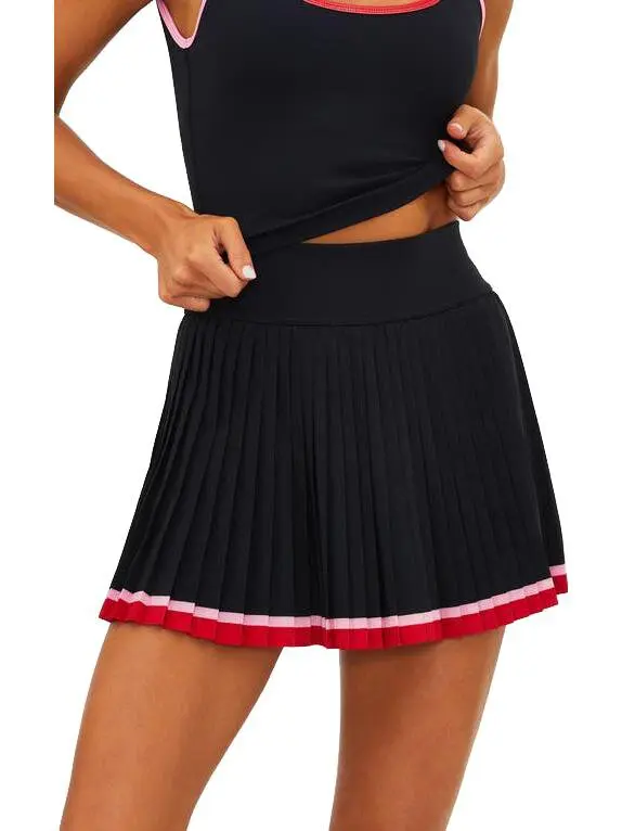 Beach Riot Analie Pleated Skort - Royal Noir