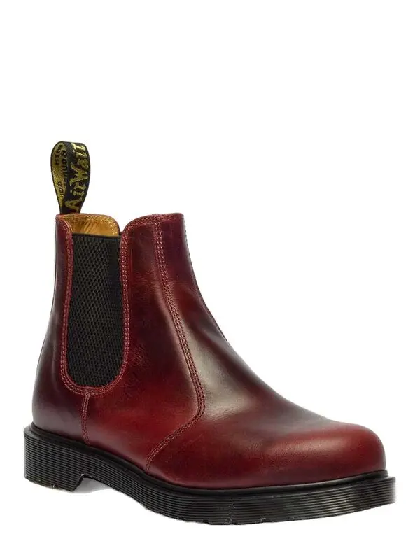 Dr. Martens 2976 Classic Calf Leather Chelsea Boots - Red