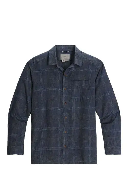 Royal Robbins Hempline Spaced Button-up Shirt - Collins Blue