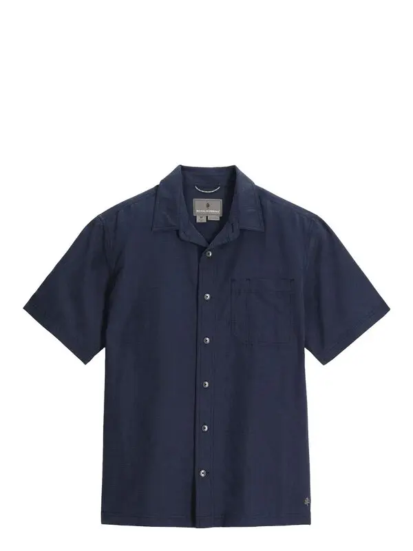 Royal Robbins Desert Pucker Button-up Shirt - Naval