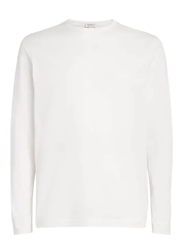 Sunspel Supima Cotton Classic T-shirt - White