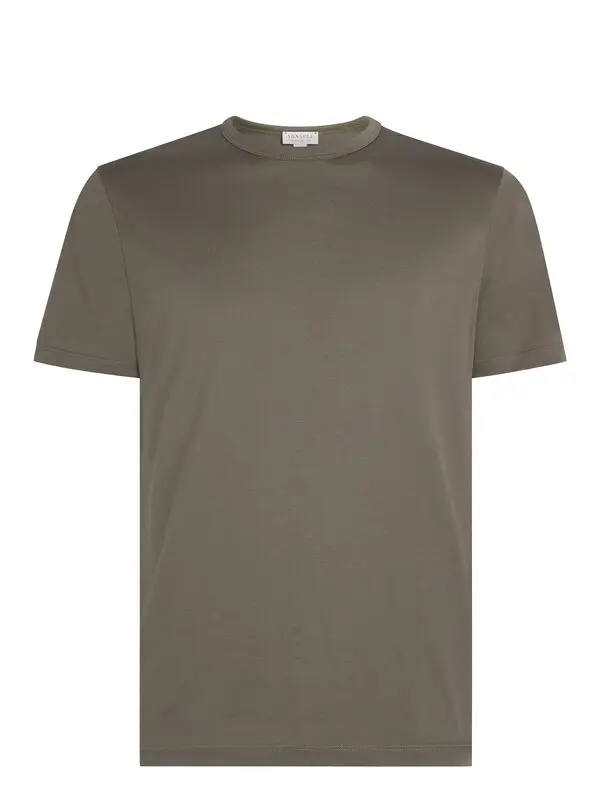 Sunspel Supima Cotton Classic T-shirt - Green