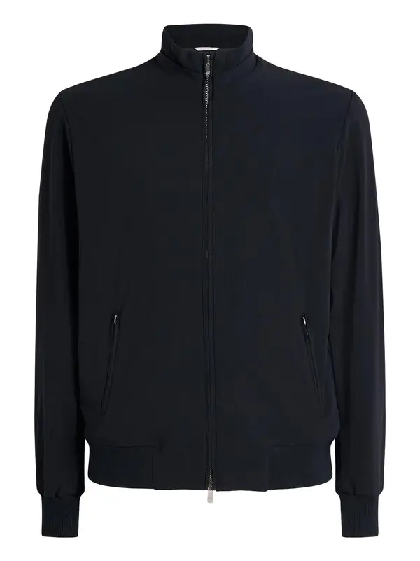 Marco Pescarolo Wool Zip-up Jacket - Navy