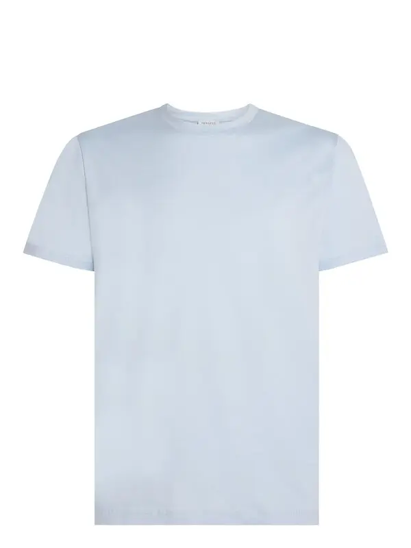 Sunspel Supima Cotton Riviera T-shirt - Blue