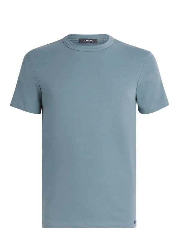 TOM FORD Stretch-cotton T-shirt - Green