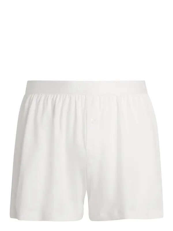 Sunspel Sea Island Cotton Boxer Shorts - White