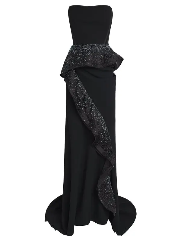 Maticevski Embellished Hopeton Gown - Black