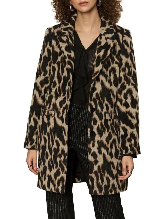 Sanctuary Downtown Leopard Print Jacket - Leopard Brown