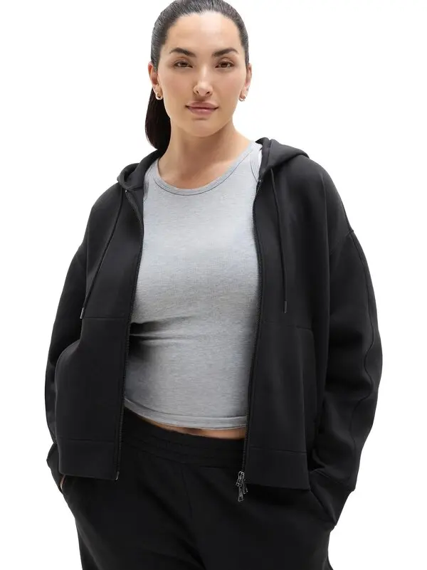 Athleta Form Knit Full Zip - Black