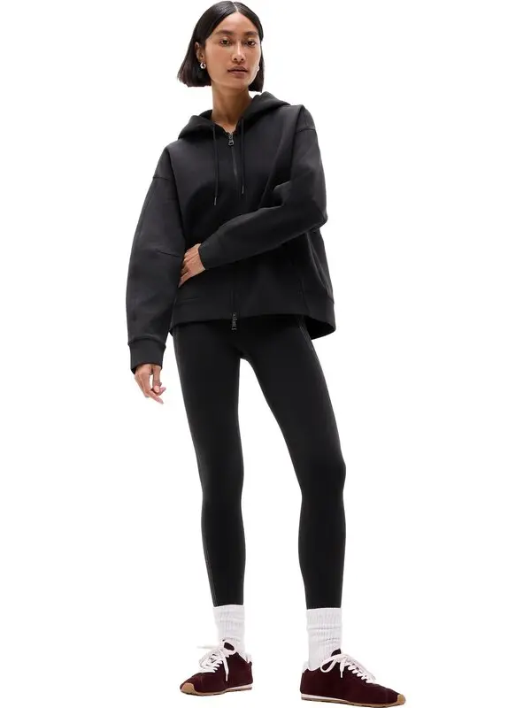 Athleta Form Knit Full Zip - Black