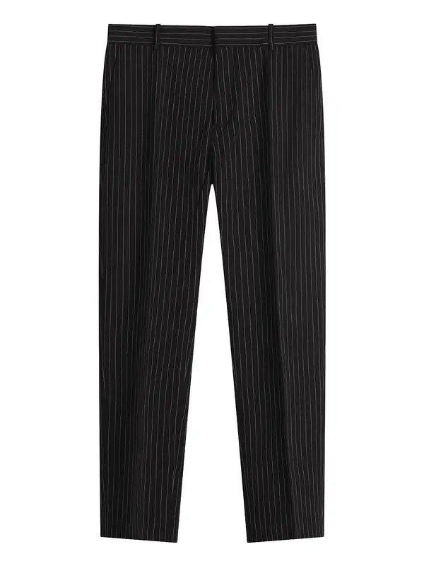 Acne Studios Pinstripe Trousers - Navy/white