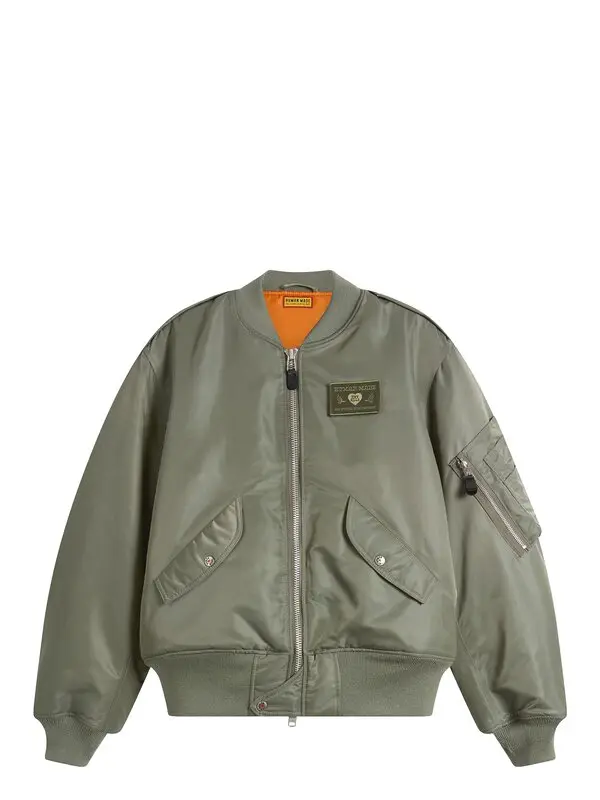 HUMAN MADE Flight Jacket - Olive Drab