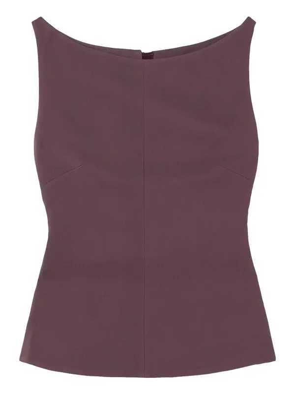 Tove Genni Bateau Neckline Top - Purple