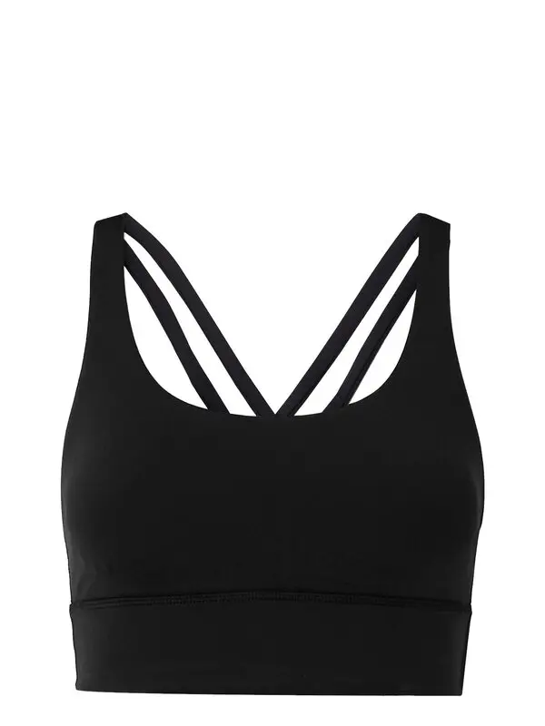 Lululemon Energy Longline Bra Medium Support, B-d - Black