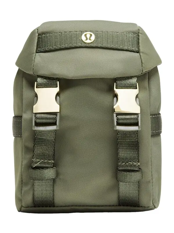 Lululemon Wunderlust Nano Backpack - Bay Leaf/gold