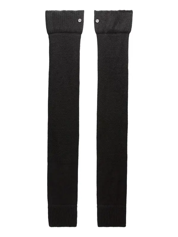 Lululemon Wool-blend Thigh High Leg Warmers - Black