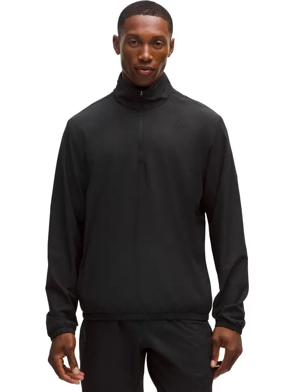 Lululemon Crinkle Texture Half Zip - Black