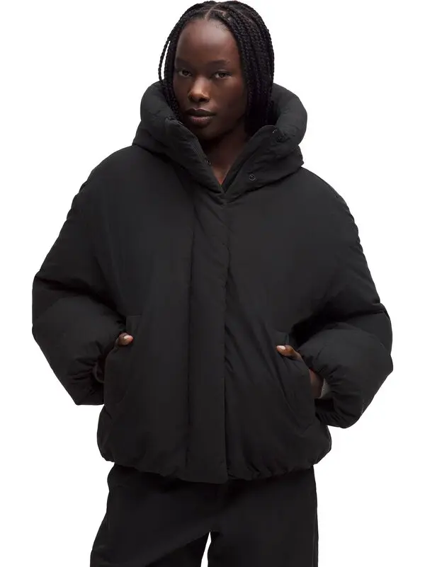 Lululemon Bubble-hem Down-fill Puffer Jacket - Black