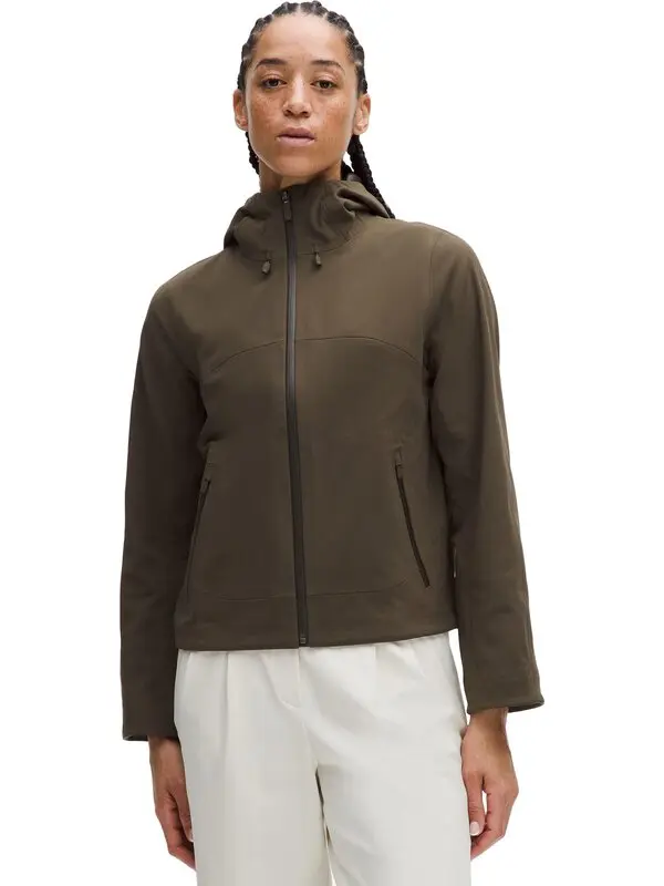 Lululemon Cross Chill City-to-trail Jacket - Olive Brown