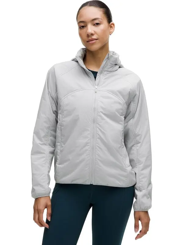 Lululemon Insulated Running Jacket - Silver Drop