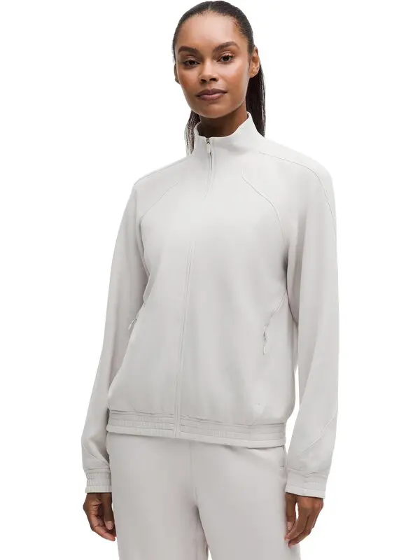 Lululemon Adapted State Thermal Track Jacket - Dove Grey