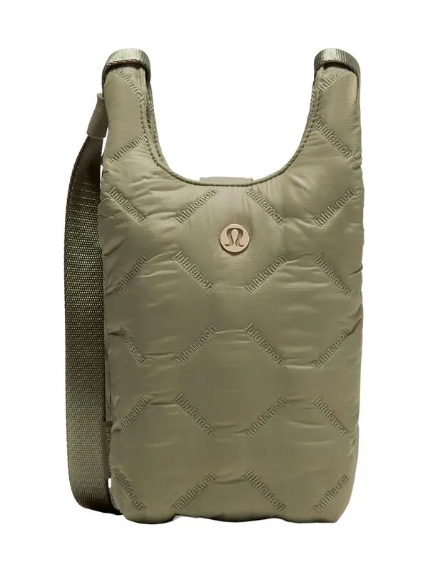Lululemon Quilty Pleasures Phone Crossbody Bag - Bay Leaf