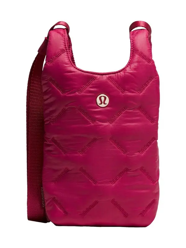 Lululemon Quilty Pleasures Phone Crossbody Bag - Berry Rumble