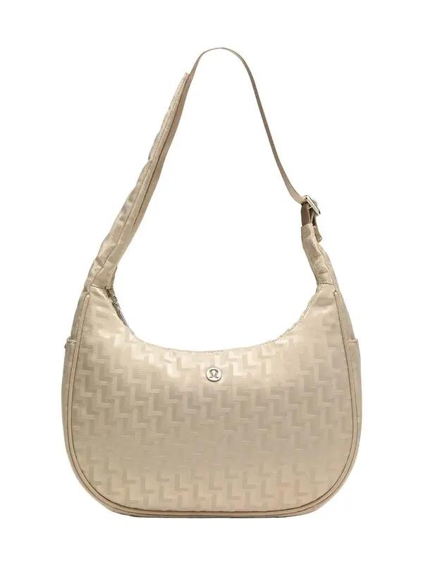 Lululemon City Essentials 4l Shoulder Bag - Lll Geo Pattern Jacquard Sheer Oak