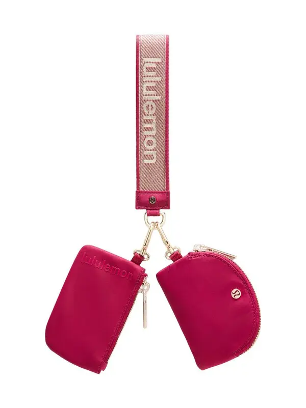 Lululemon Dual Pouch Wristlet - Berry Rumble