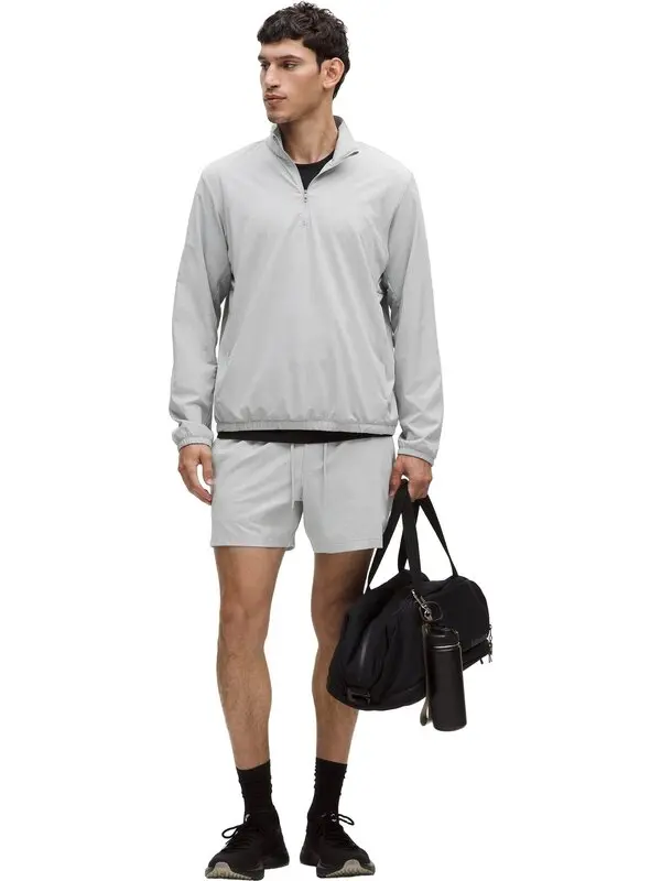 Lululemon Zeroed In Linerless Crinkle Texture Short 5 - Silver Drop